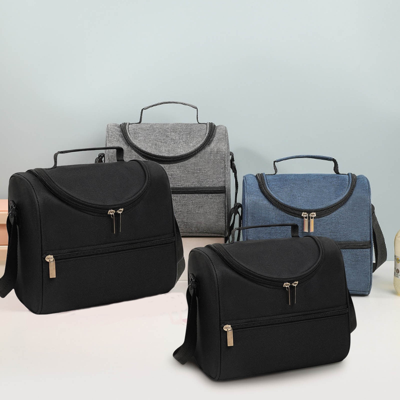 3Pcs Insulated Crossbody Picnic Bag Yannianjz Insulated Crossbody ...