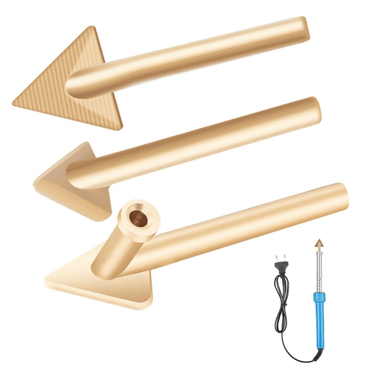 3Pcs Iron Plastic Welder Soldering Iron Tips Welding Tips - Walmart.com