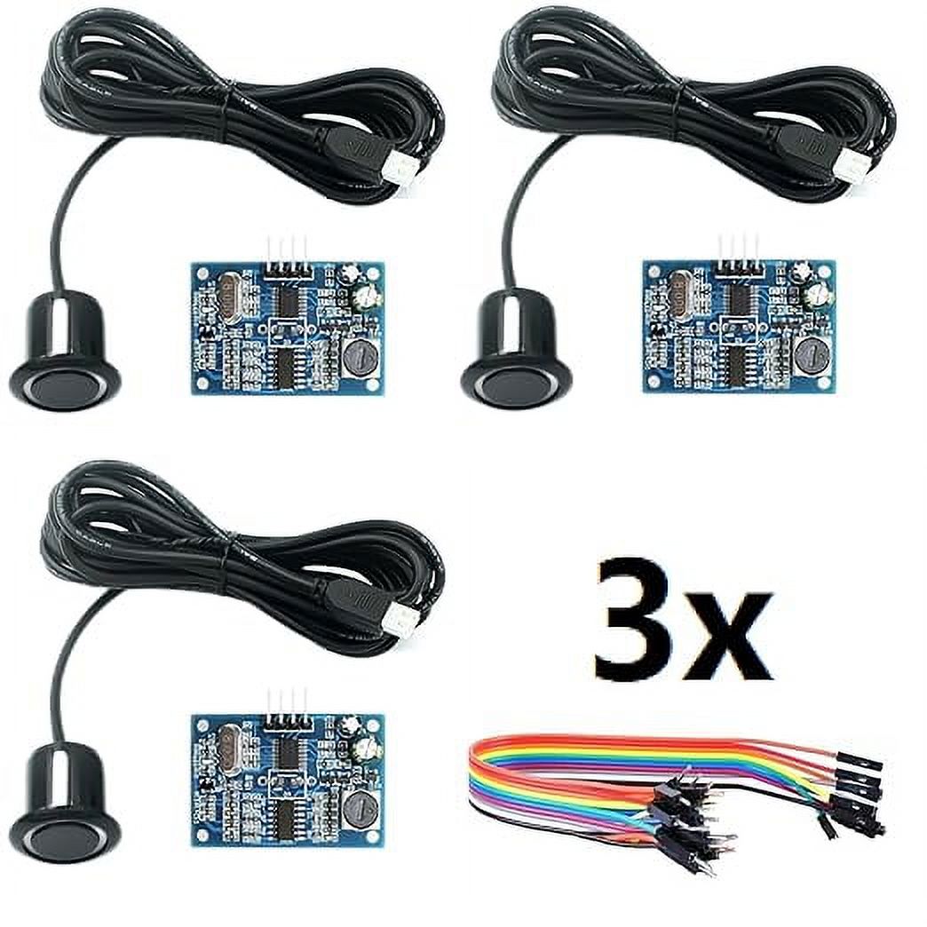 3Pcs JSN-SR04T Integrated Ultrasonic Distance Measuring Sensor ...