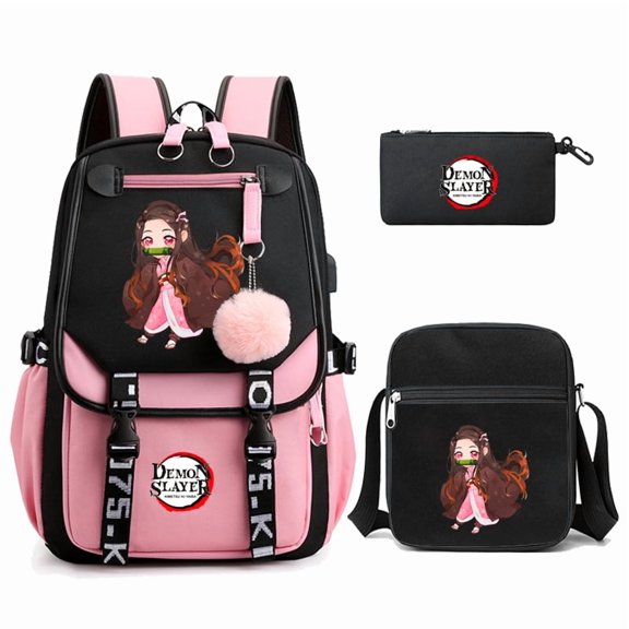 Roffatide Attack on Titan Anime Canvas Backpack, Teen Book Bag with ...