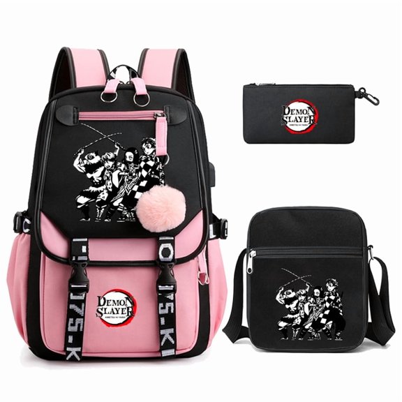 Roffatide Attack on Titan Anime Canvas Backpack, Teen Book Bag with ...
