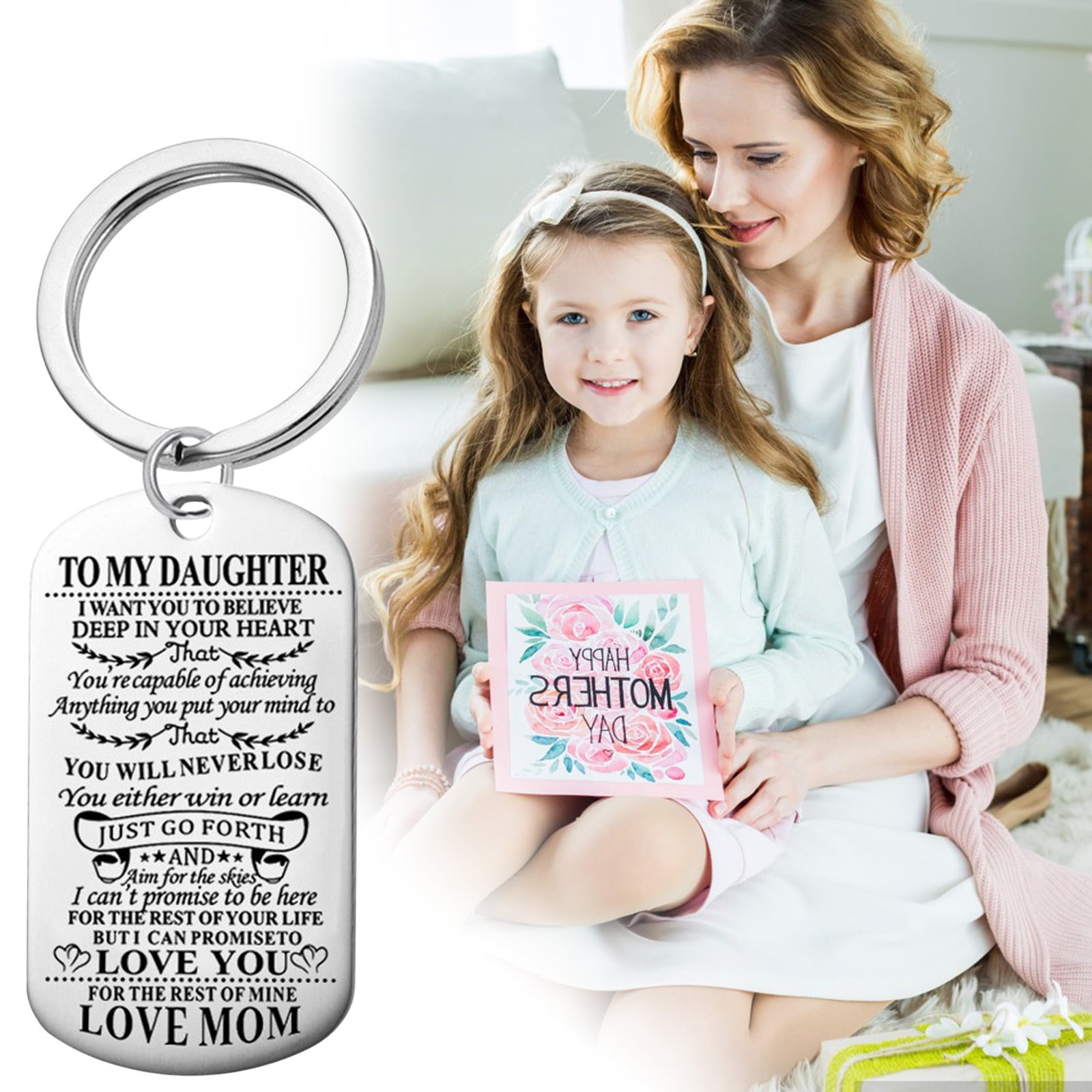 3Pcs Keychain, Yannianjz Keychain, Stainless Steel Military Dog Tag ...