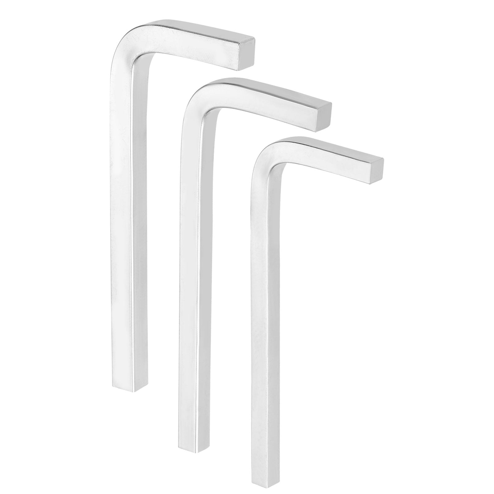 3Pcs L-Shaped Square Head Wrench 5/6/7mm Carbon Steel L-Key 4 Points ...