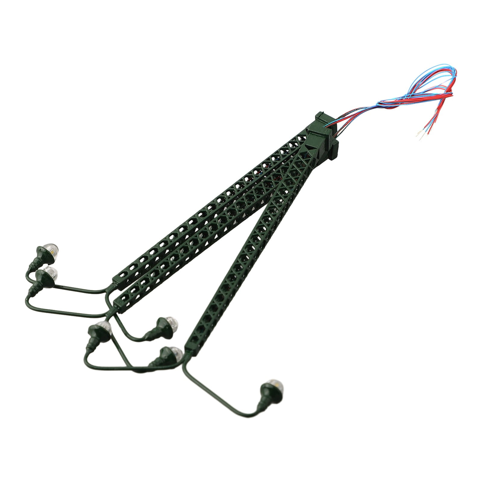 3Pcs LED Model Railway Lights with Lattice Mast for TT Scale Layout ...