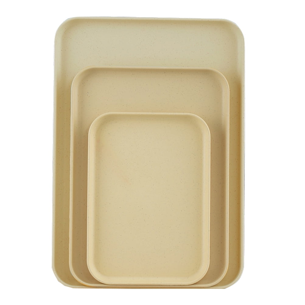 WHAMVOX Families Yellow Kitchen Storage Tray 3Pack 15x10.6in - Walmart.com