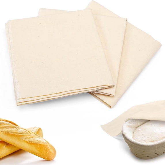 3Pcs Linen Cloth for Bread Baking 13.7x18.8 Inches Tea Towels for ...