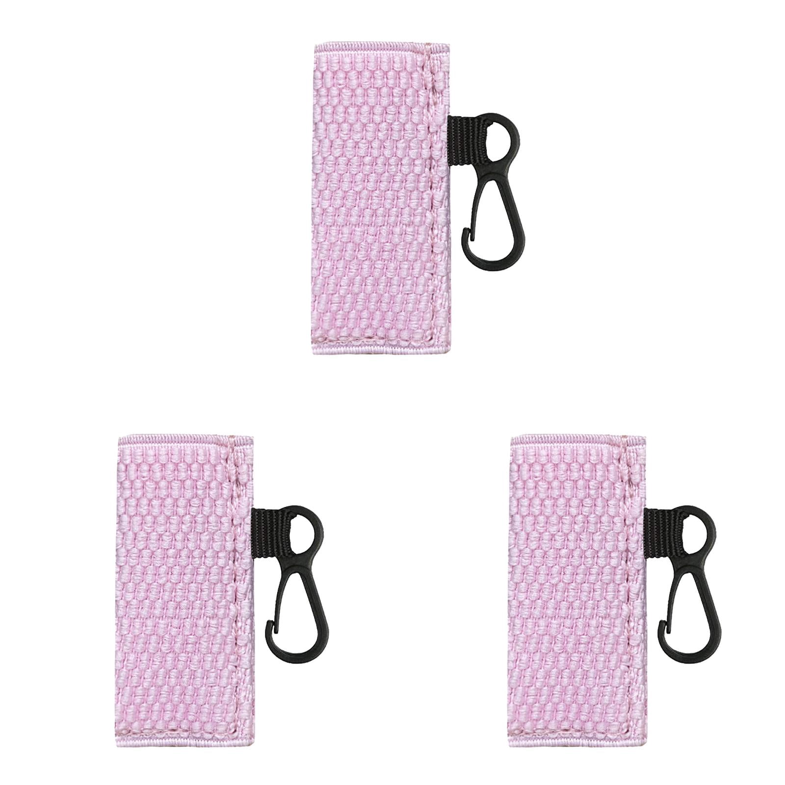 3Pcs Lip Balm Holder Keychain Clip On Lipstick Sleeve Chapstick Sleeve ...