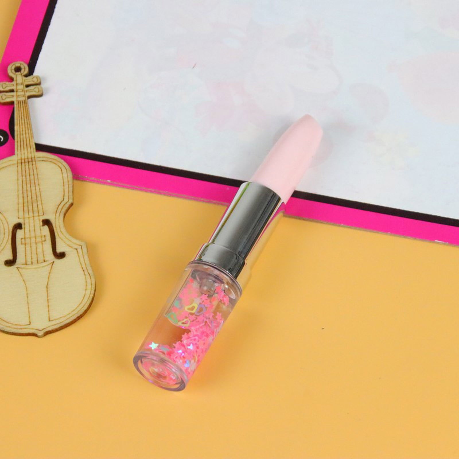 3Pcs Lipstick Shaped Pen, Fufafayo Lipstick Pen 5ml, Cute Teen Gel Pen ...