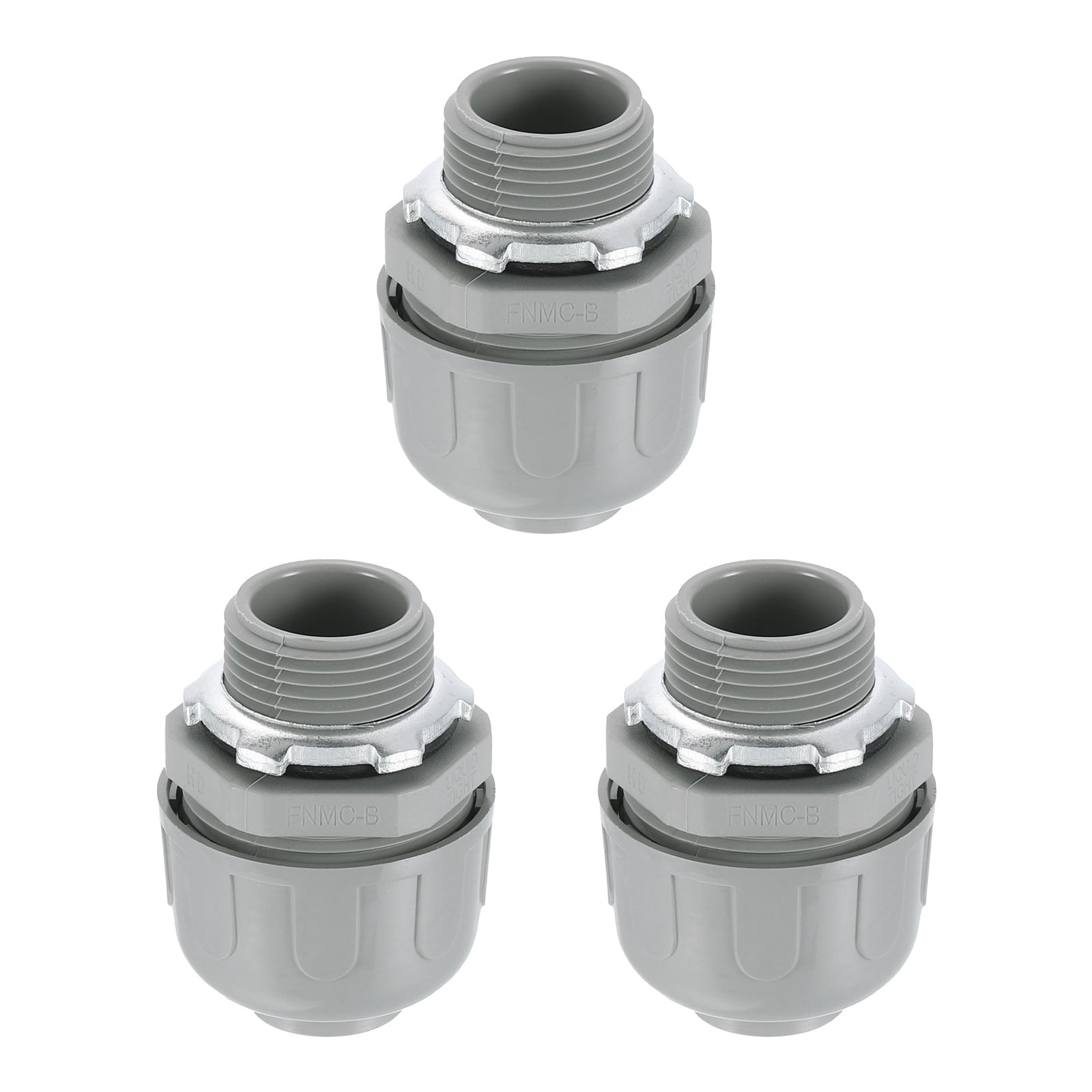 3Pcs Liquid Tight Connectors, 3/4" NPT Plastic 180 Degree Conduit ...