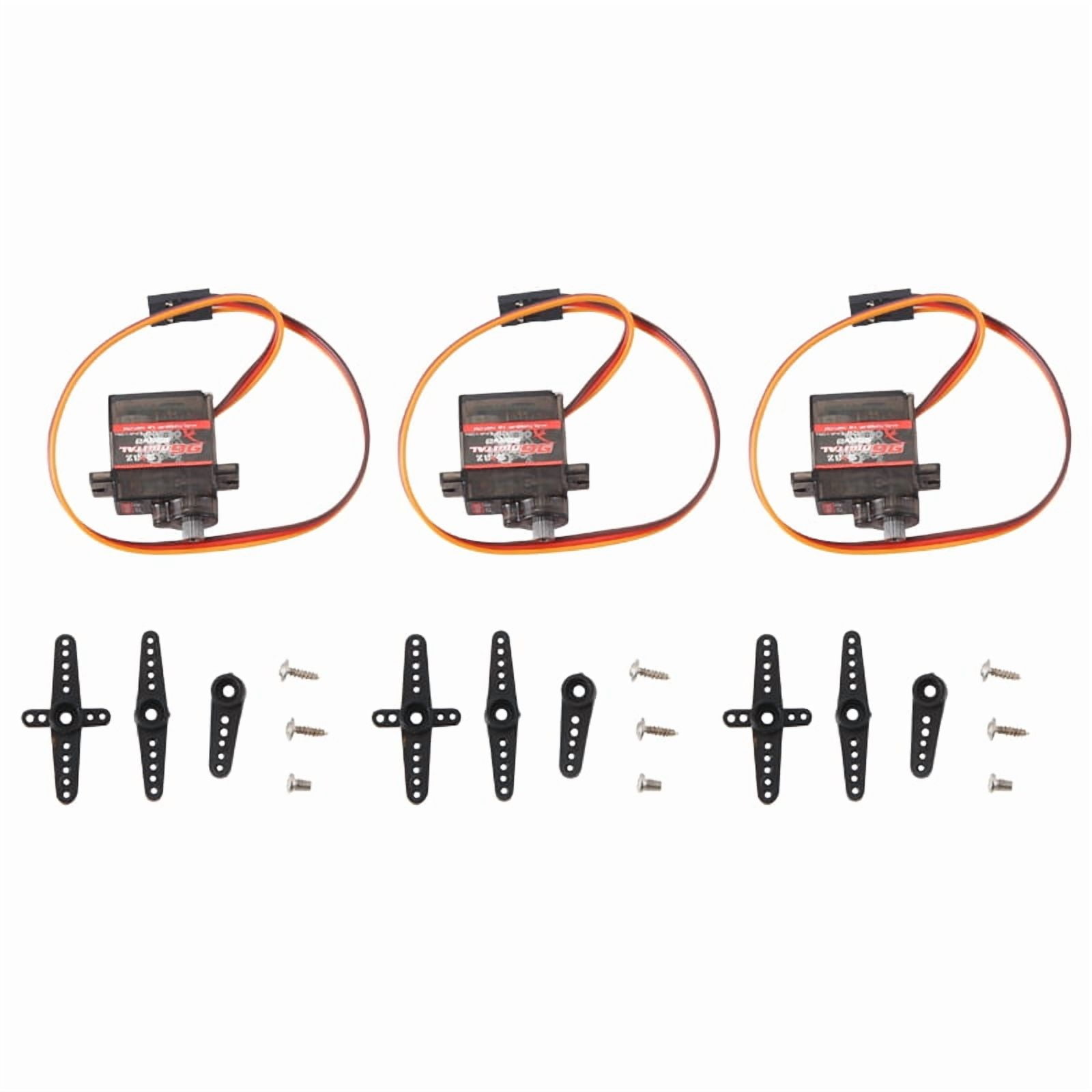 3Pcs/Lot 9G Digital Servo Motor High Speed Steering RC Servo Metal Gear ...