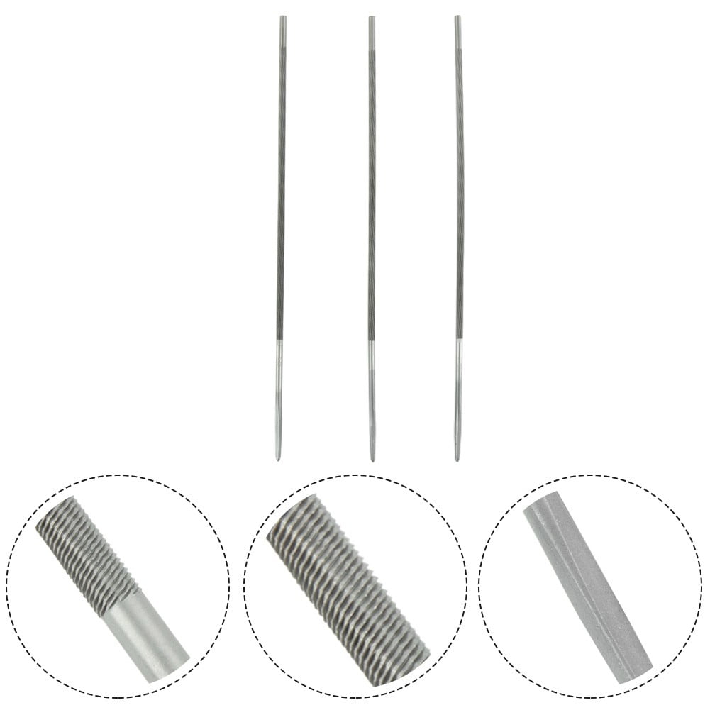 3Pcs/Lot Round Chainsaw Saw Chain Files 20Cm Long Sharpening Chainsaw ...