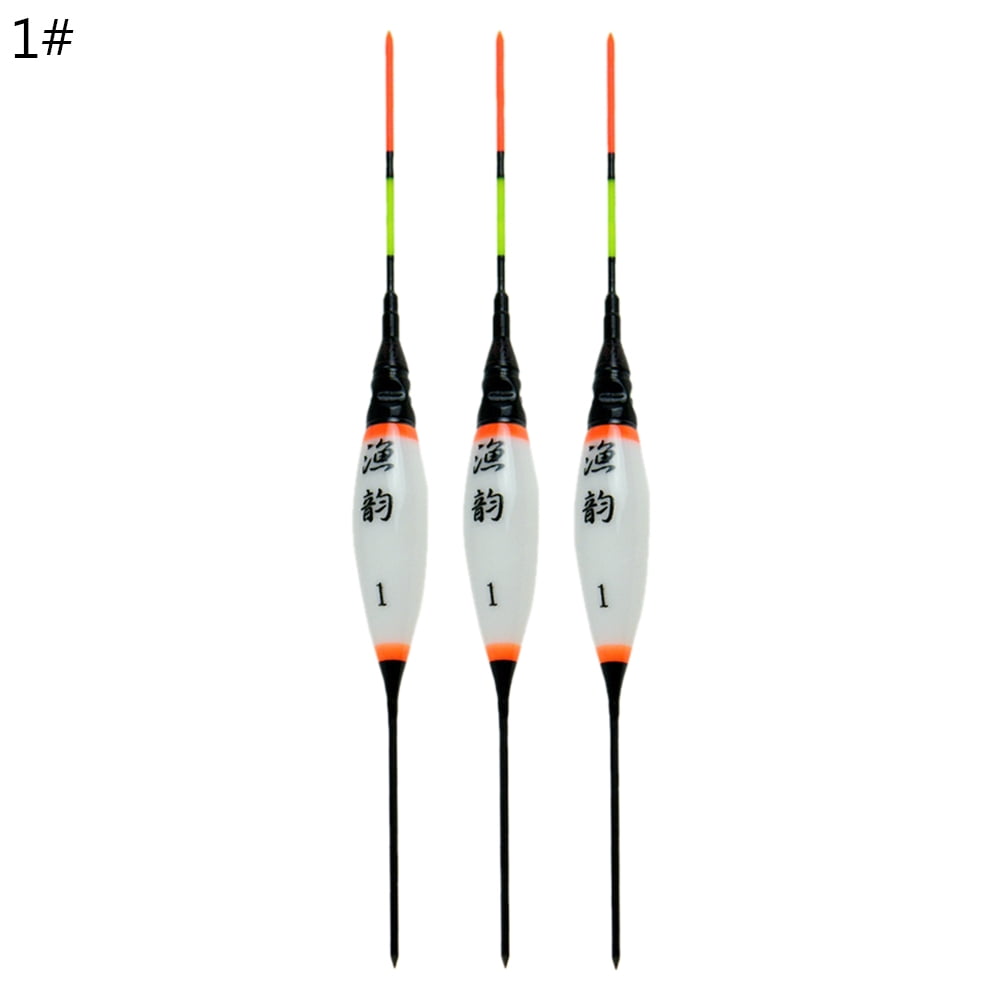 3Pcs Luminous LED Bobbers Fishing Floats and Bobbers Sea Rock Fishing ...