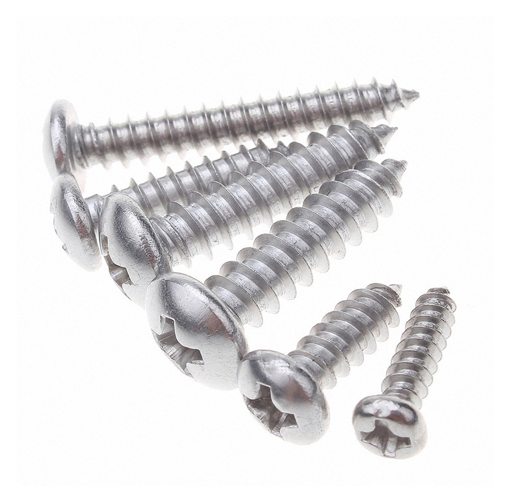 3Pcs M8 GB/T845 Pan Head Self Tapping Screws 304 Stainless Steel Sheet ...