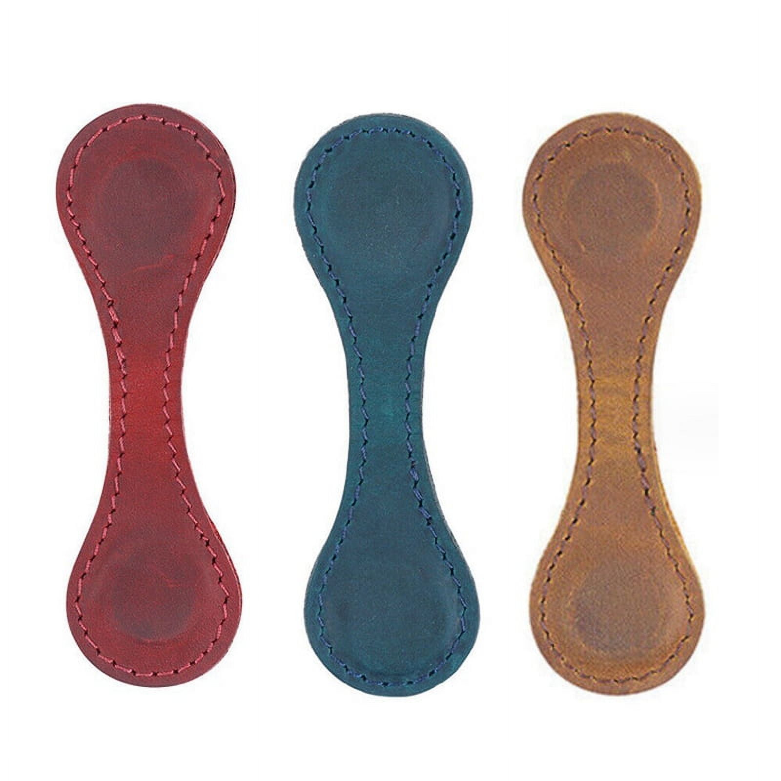 3Pcs Magnetic Bookmarks, Leather Book Markers Clip for Reading Lover ...