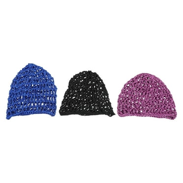 WAXIAYU Girls Hair Accessories Hair Nets 2PCS Crochet Net Hat - Walmart.com