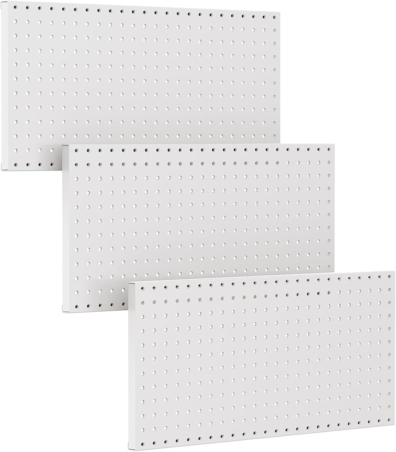 3Pcs Metal Pegboard Panels(12x24 inch) for Wall Garage Utility Tools ...