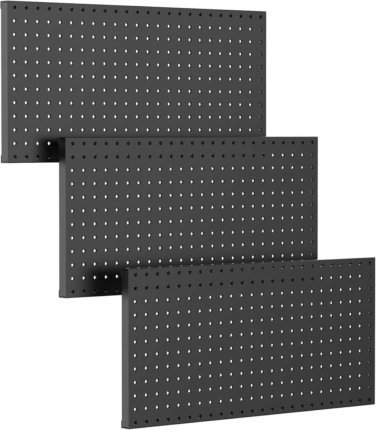 3Pcs Metal Pegboard Panels for Wall Garage Utility Tools Pegboard ...