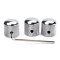 3Pcs Metal Volume Tone Control Knobs with Allen Keys Electric Guitar ...