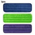 3Pcs Microfiber Power Mop Pads for Swiffer PowerMop, Reusable Washable ...