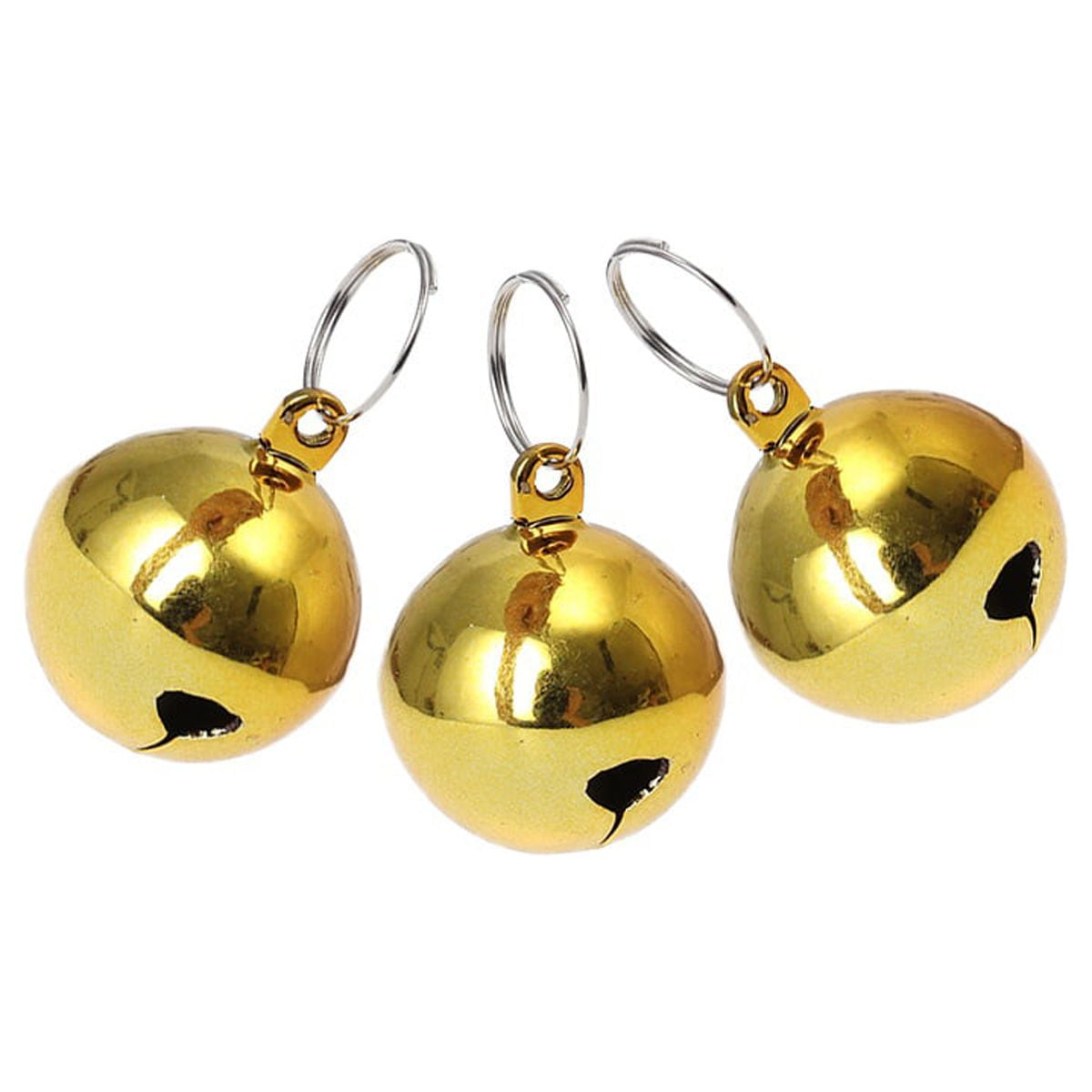 3Pcs Small Brass Bells for Pet Dog Puppy Collar Decoration with ...