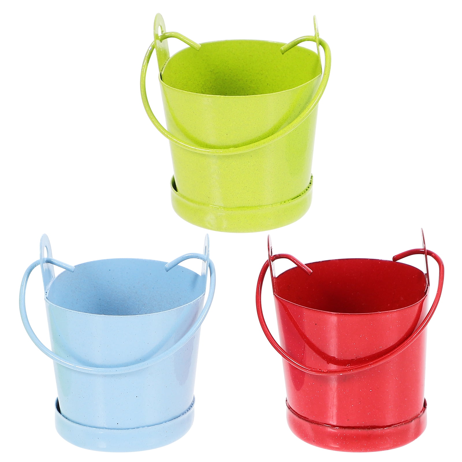 3Pcs Mini Buckets Dollhouse Small Buckets Mini Pails Miniature ...