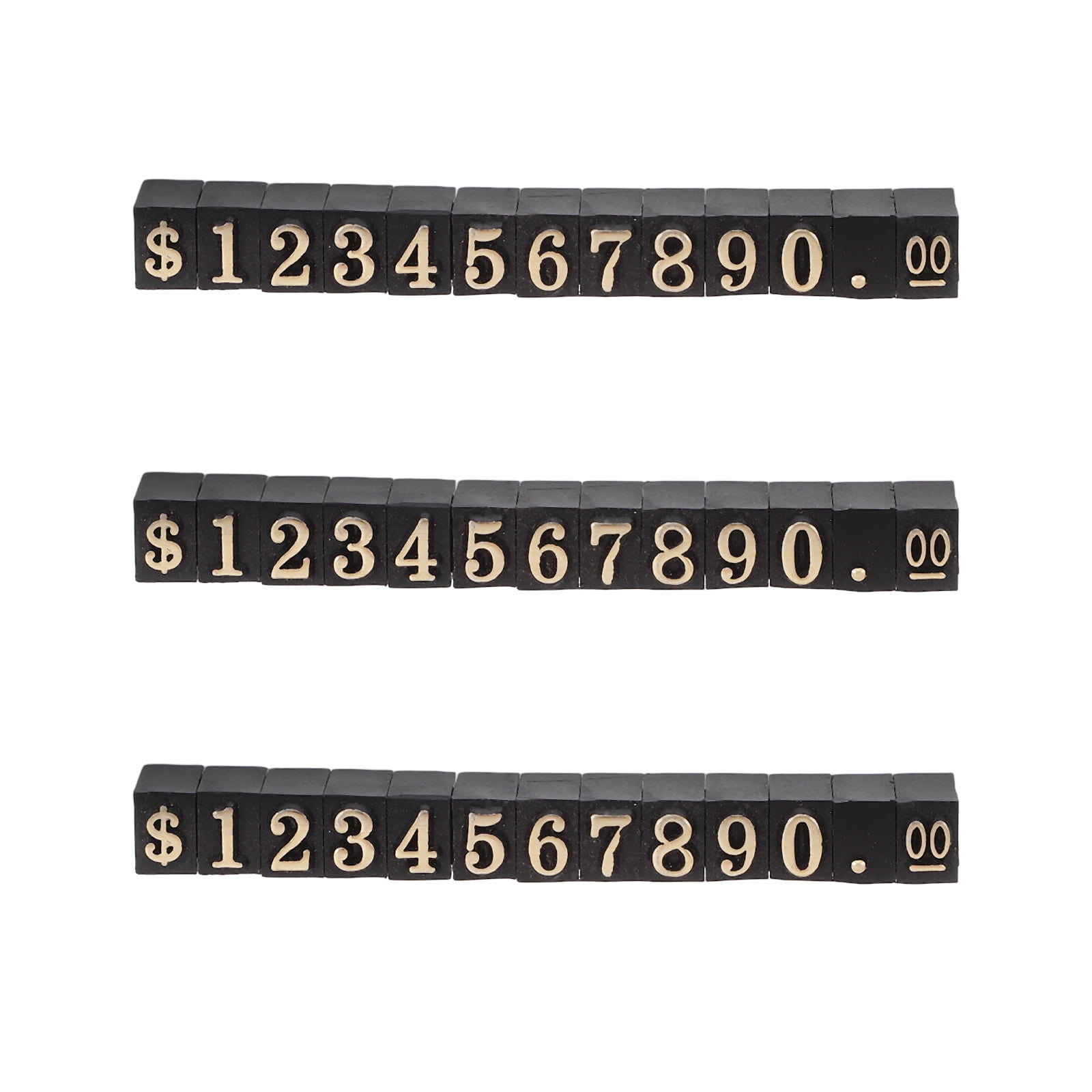 3Pcs Mini Cube Price Tag Display Number Letter Pricing Label Stand ...