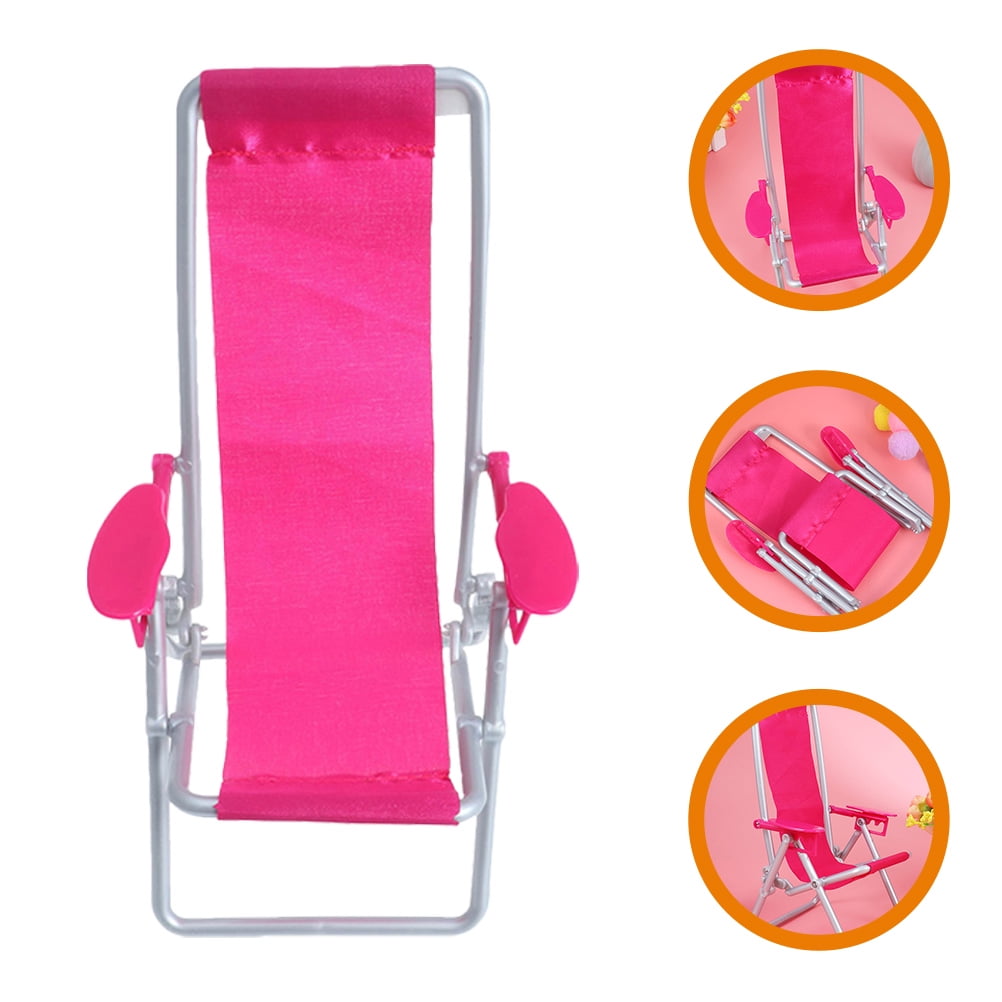 3Pcs Mini Deck Chair Miniature Beach Chair Lounge Deck Chair Mini House ...