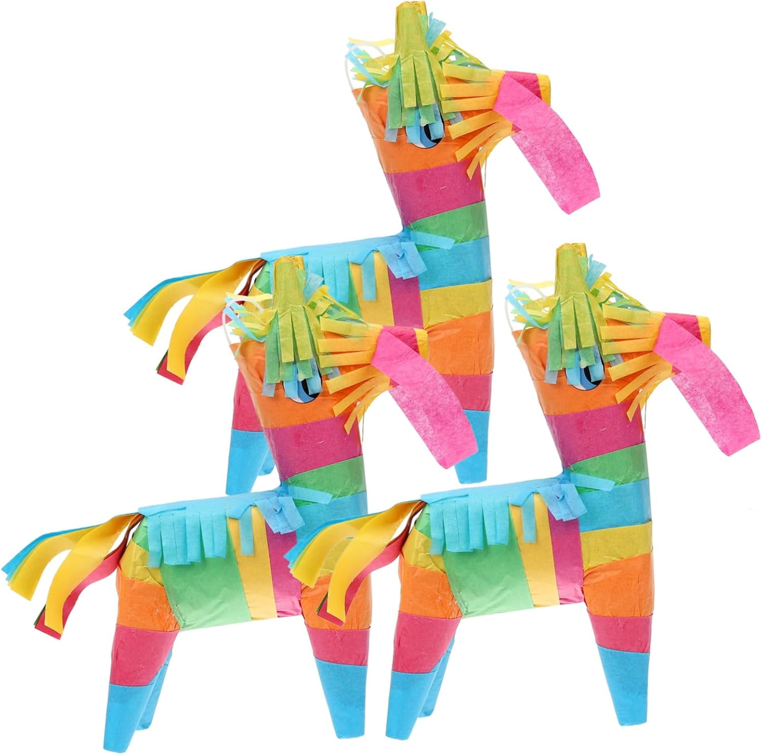 3Pcs Mini Donkey Pinata Party Decorations for Birthdays Carnivals ...