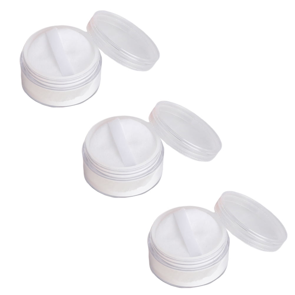 3Pcs Mini Loose Powder Boxes Portable Makeup Powder Subpackage Case ...