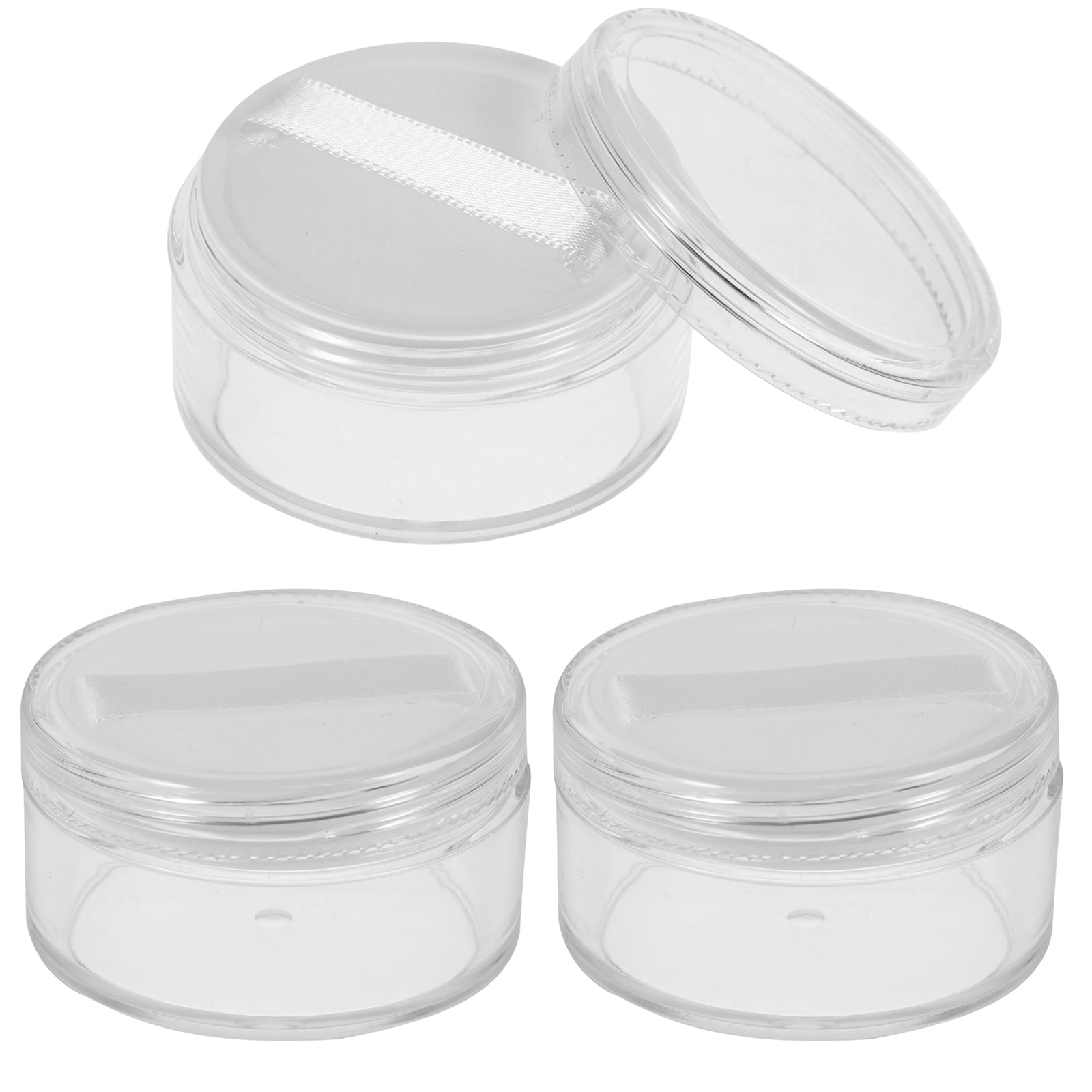 3Pcs Mini Loose Powder Boxes Portable Makeup Powder Subpackage Case ...