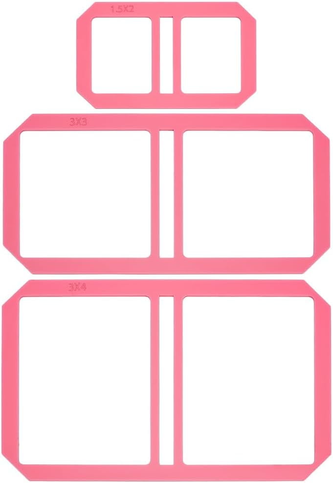 3Pcs Mini Pink Bookbinding Tool Acrylic Sticky Notes Bookbinder Guide ...