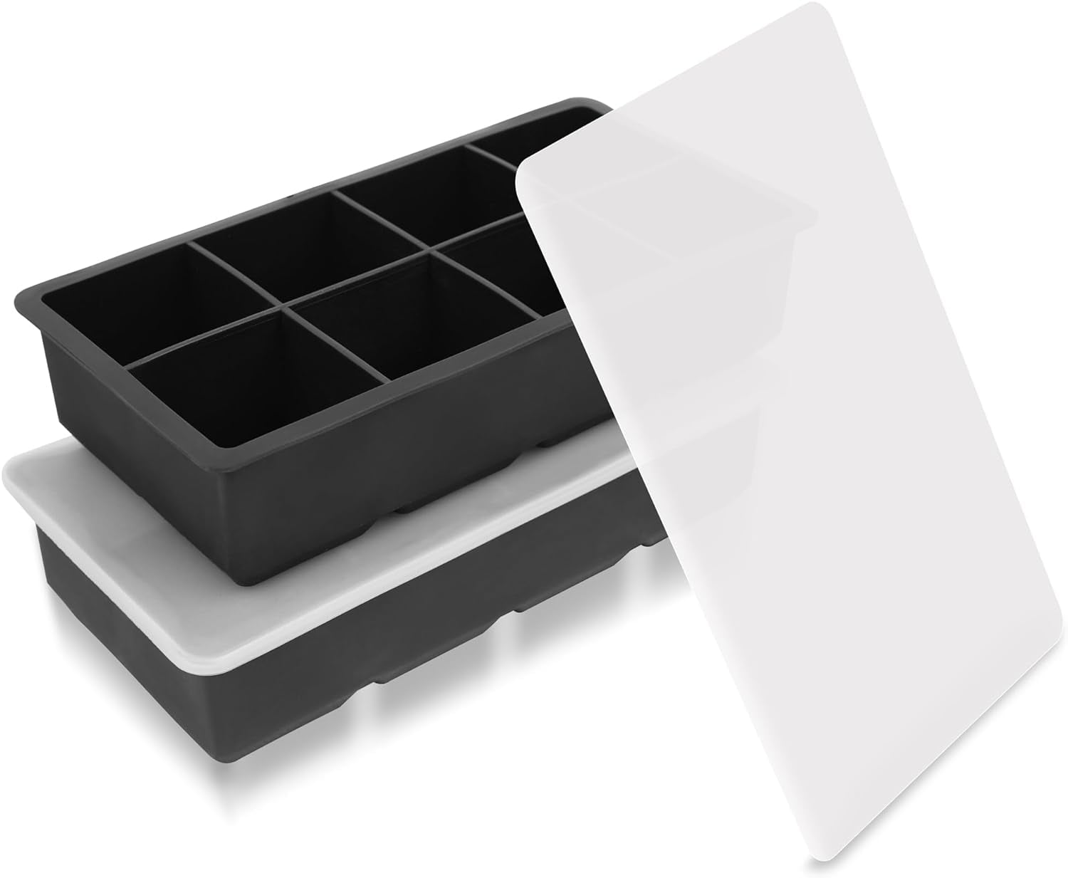 3Pcs Mini ice Cube Trays 160 Grids Ice Cube Mold Square Shape Silicone ...