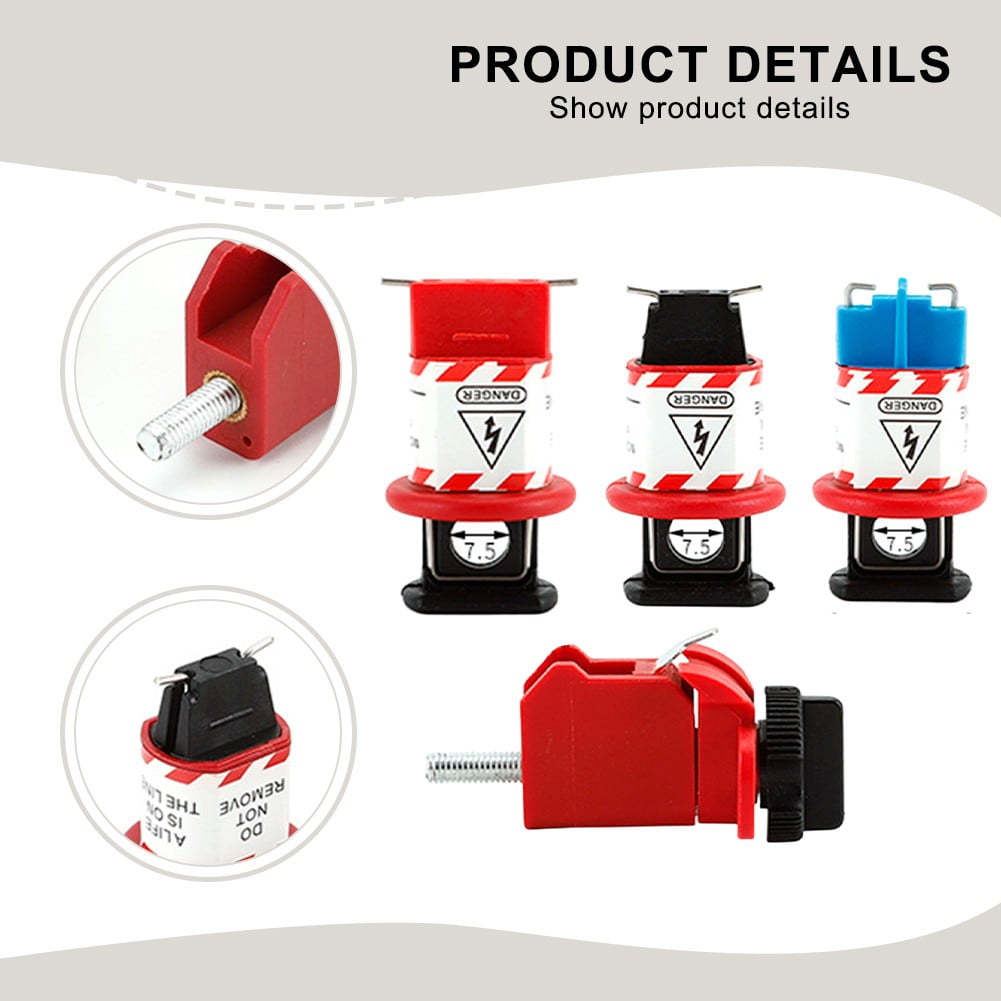 3Pcs Miniature Circuit Breaker Lockout For Industrial Electrical Switch ...