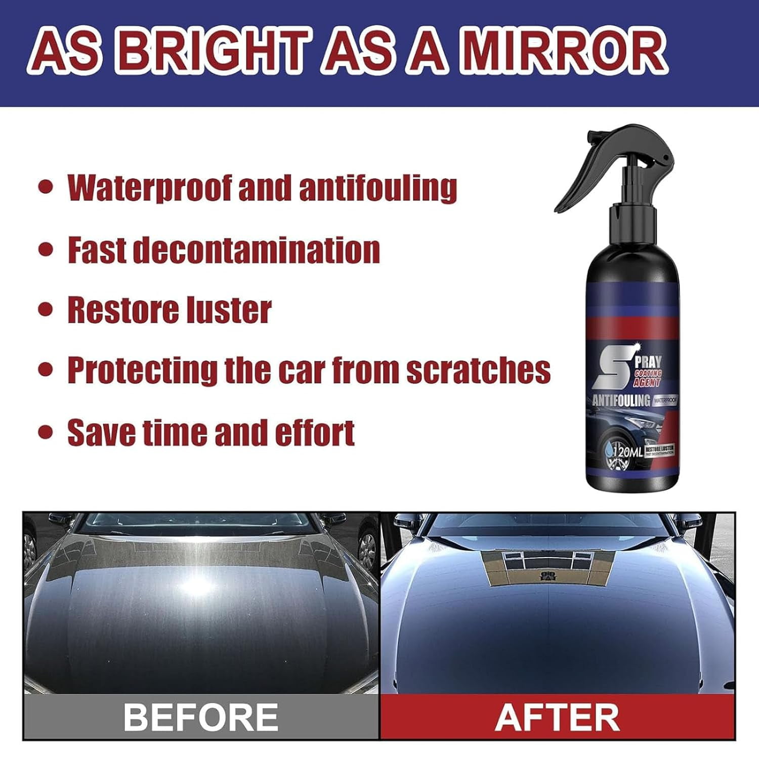 3Pcs Multi-Functional Coating Renewal Agent, 3 in 1 Ceramic Car Coating ...