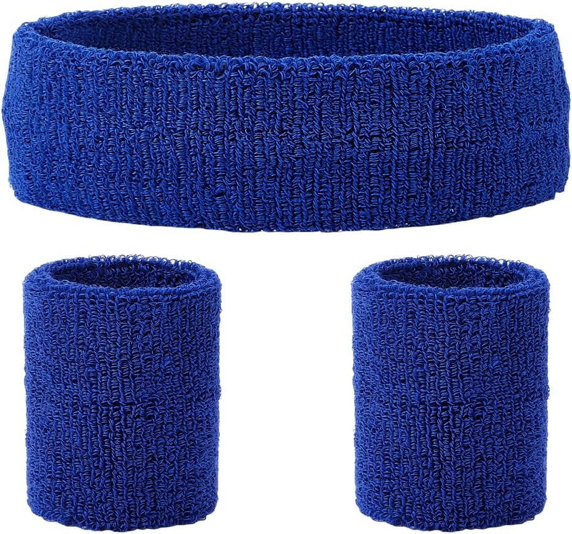 3Pcs Neon Athletic Bands Sports Headband Wristband Set Sports ...