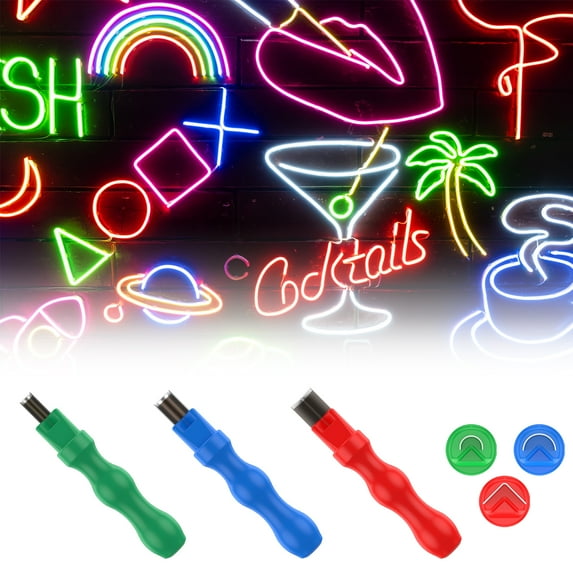 3Pcs Neon Light Cutter Portable Cutting Neon Lamp Hand Tool High Speed ...