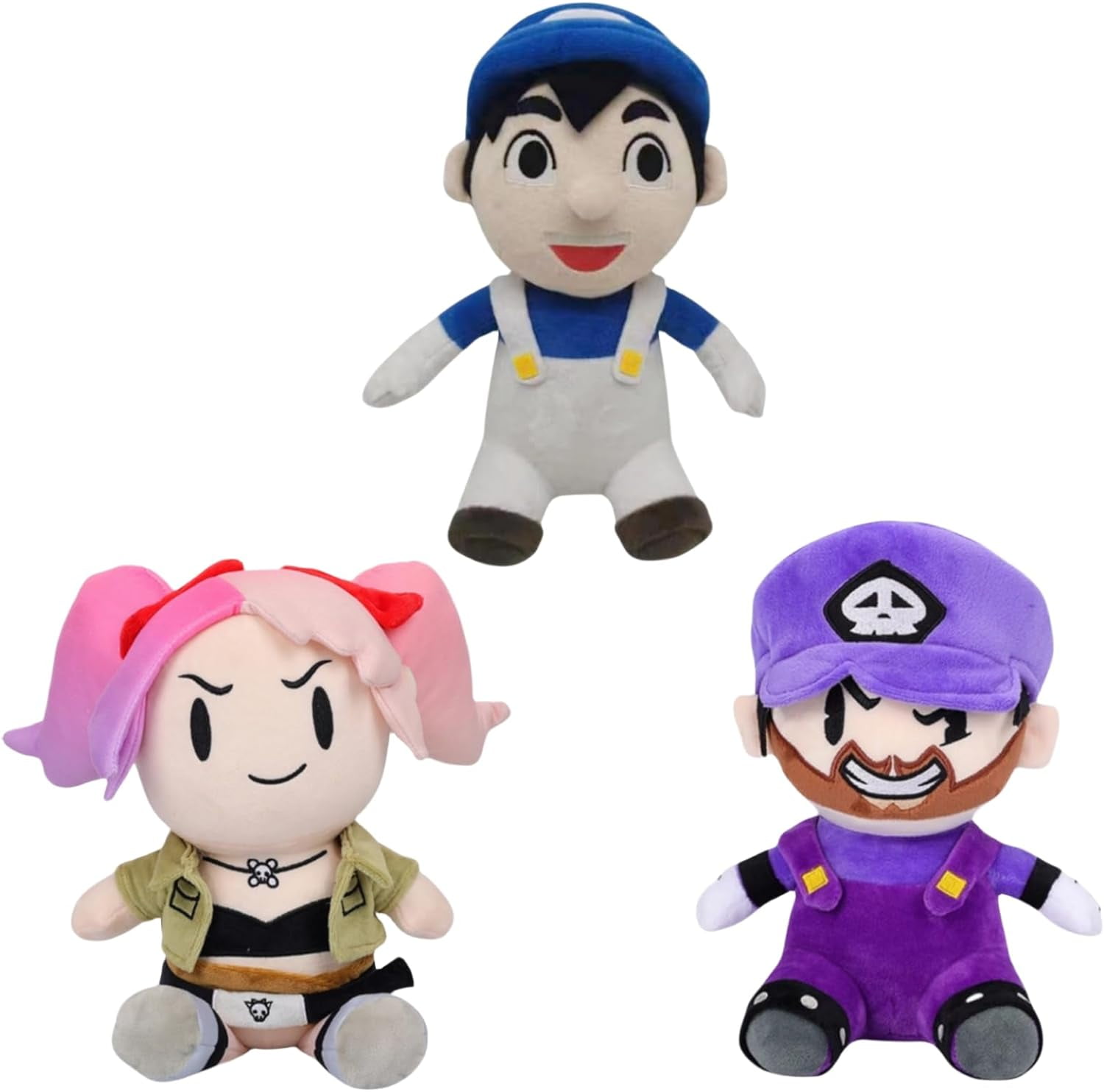 3Pcs New SMG4 Figure Plush Toy, Cute and Funny SMG4 Character Meggy ...