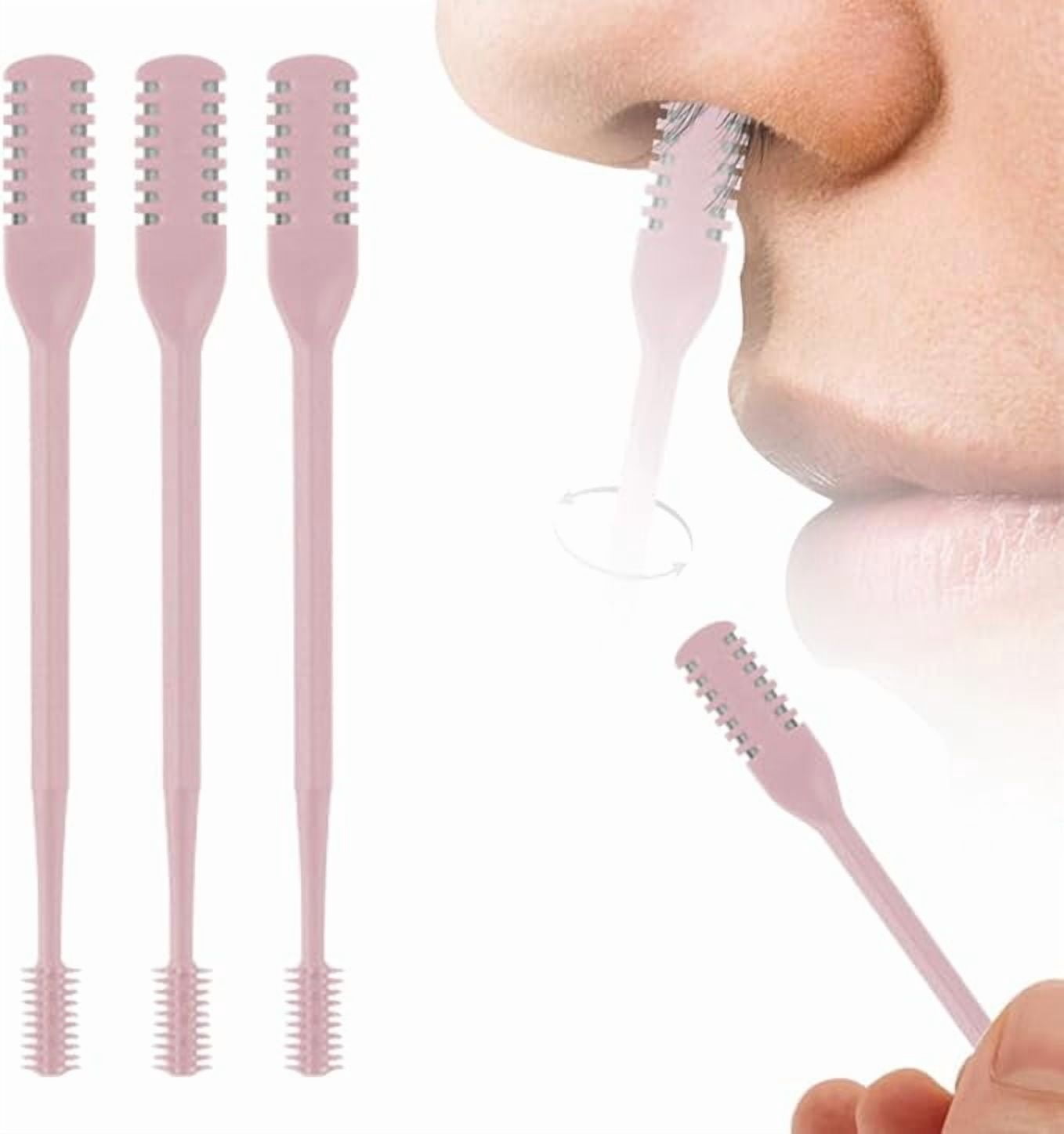 3Pcs Nose Hair Trimmer for Men Women,2025 New 2-in-1 Nasal Hair Cutter ...