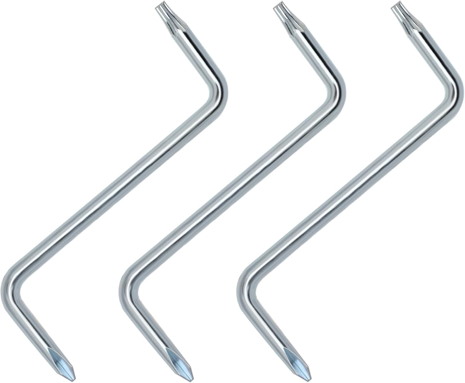 3Pcs Offset Screwdriver Set, Right Angle Screwdriver T25/T20/T15 Angled ...