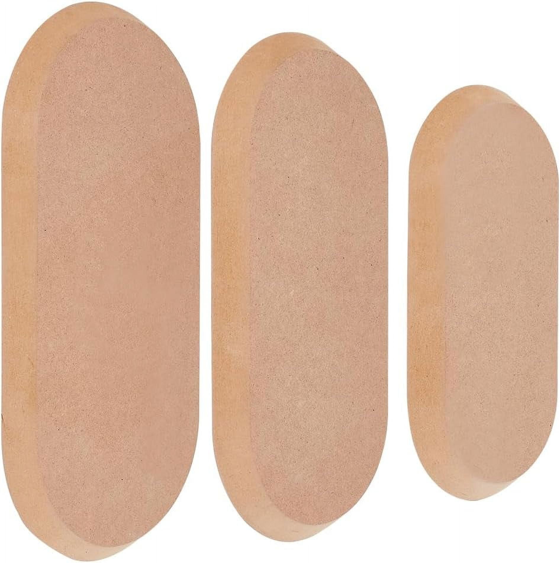 3Pcs Oval Pottery Molds for Clay Ceramic Wood Pottery Tools Clay Drying ...
