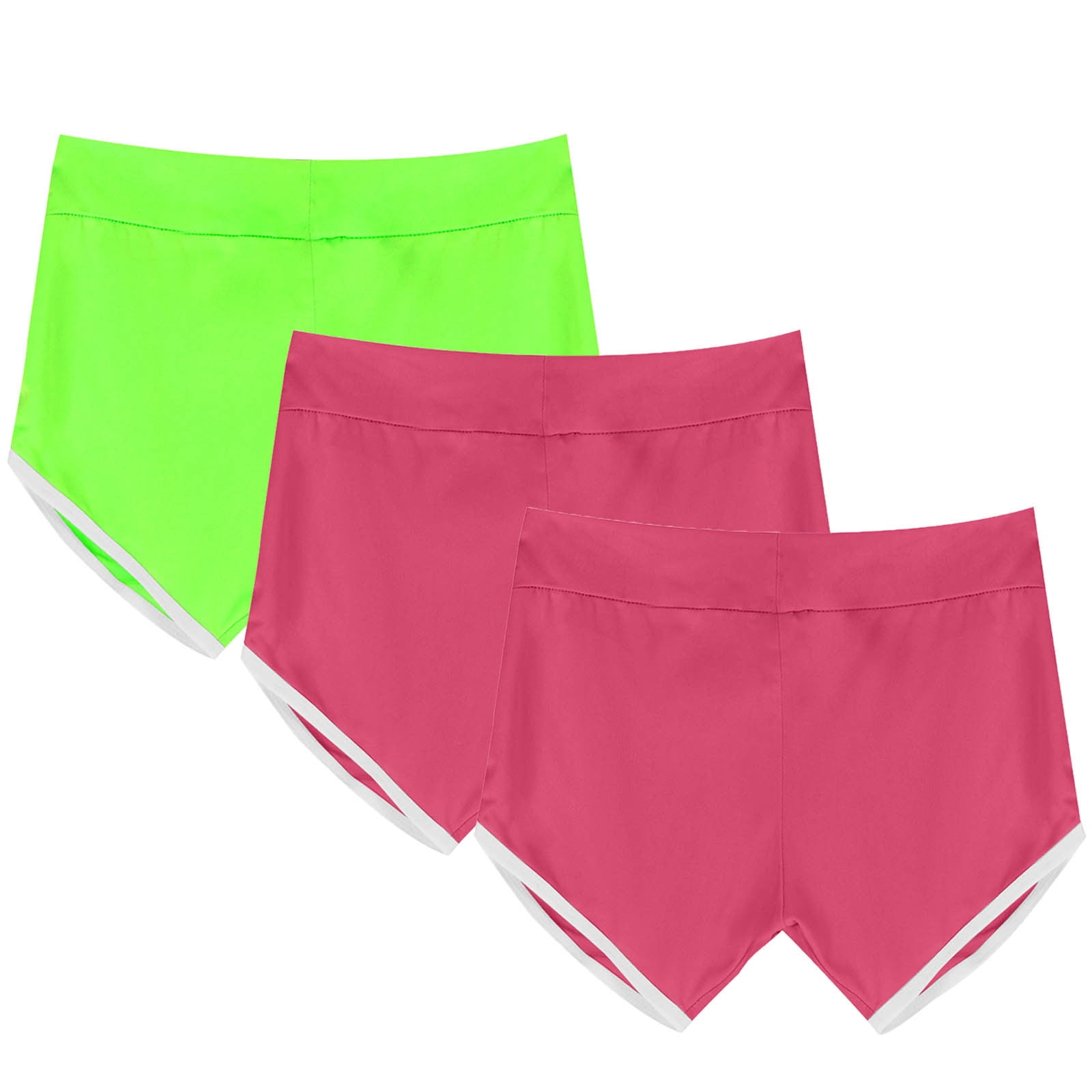 3Pcs Packs Soft Comfy Booty Workout shorts Breathable Lounge Dolphin ...