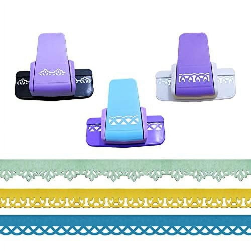 3Pcs Paper Punch Border Edge Craft Tool, Scrapbooking Edge Punch Fancy ...