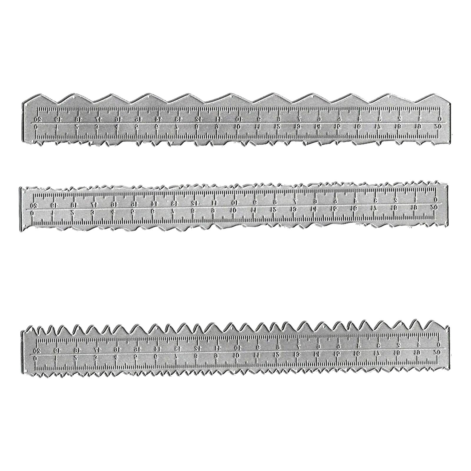 3Pcs Paper Tearing Ruler Accs Paper Ripper Tool for Craft Decor Card ...