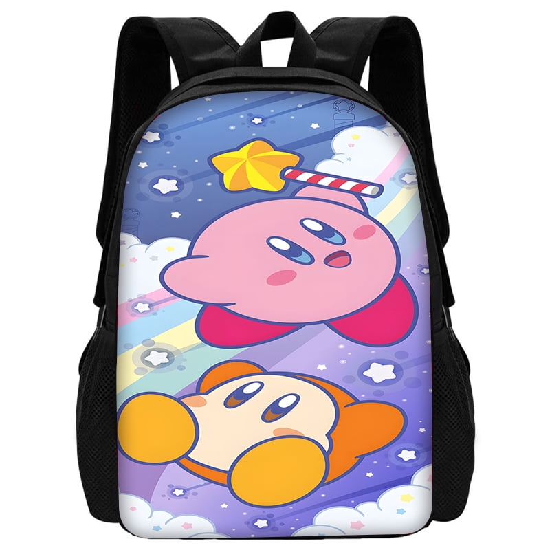 3Pcs Pink K-kirbys Backpack Lightweight Casual School Backpacks Bags ...