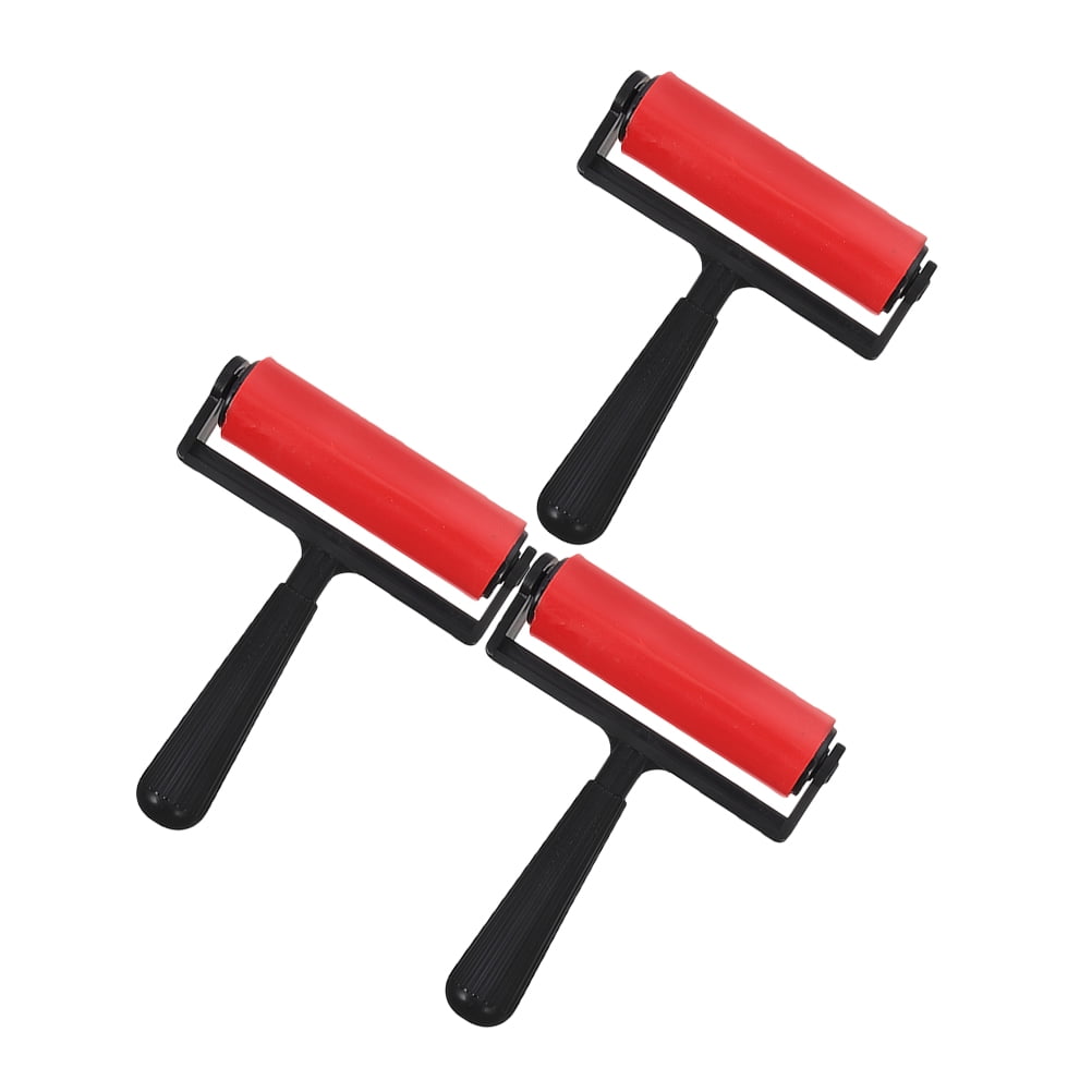 3Pcs Plastic Rollers Printmaking Stamping Rollers Diamond Art ...
