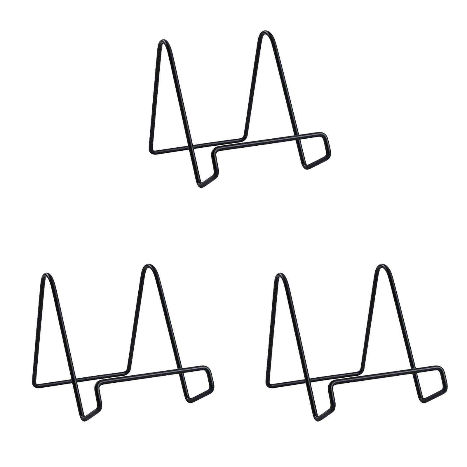 3Pcs Plate Holder Easel Display Stand - 4 inch Metal Plate Stands for ...