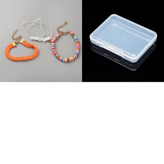 3Pcs Polymer Clay Beads Bracelet Sets Friendship Bracelets Set ...