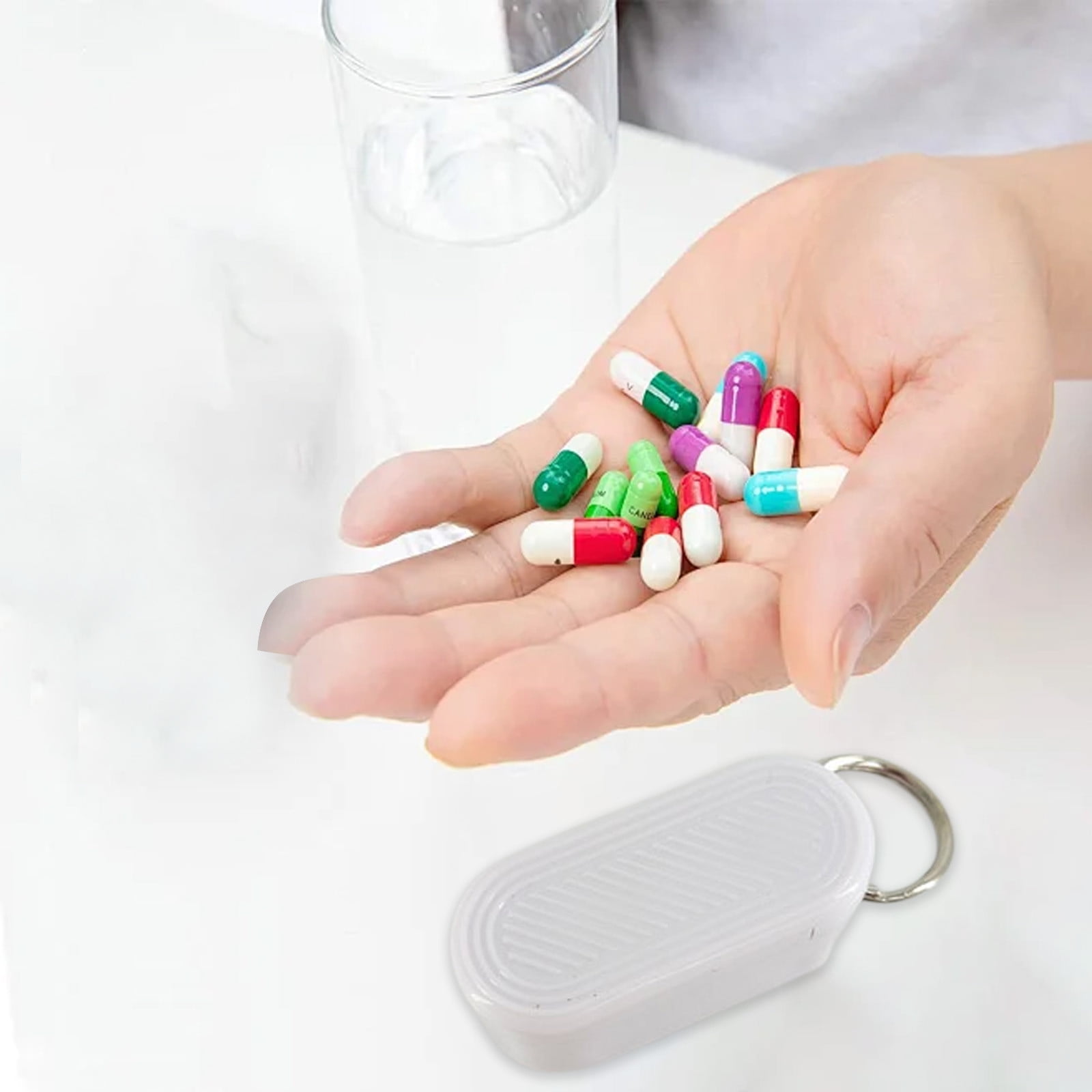 3Pcs Portable Pill Organizer Box! Uscallm Portable Pill Organizer Box ...