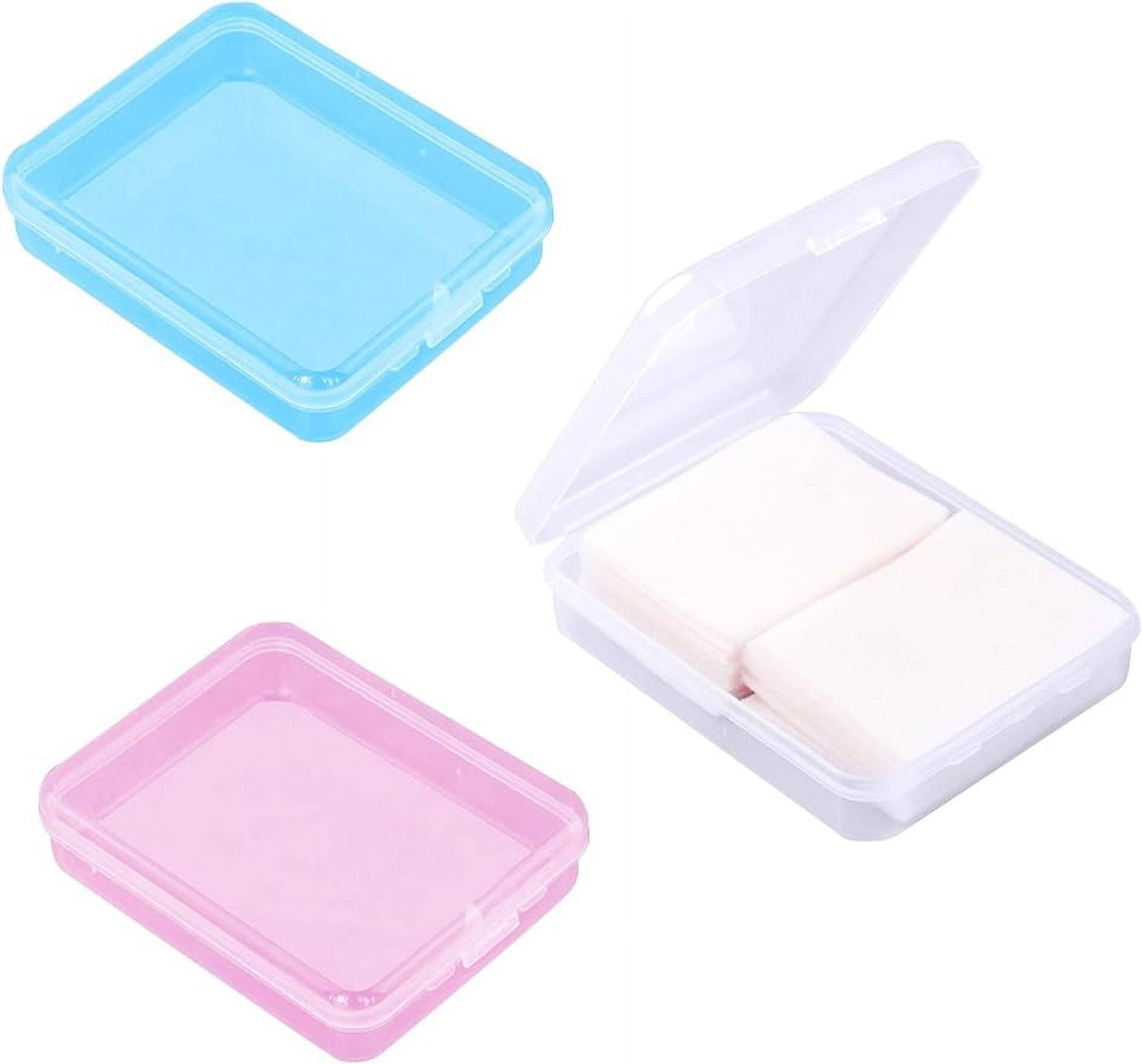 3Pcs Portable Travel Cotton Pad Holder Cotton Swab Ball Holder ...