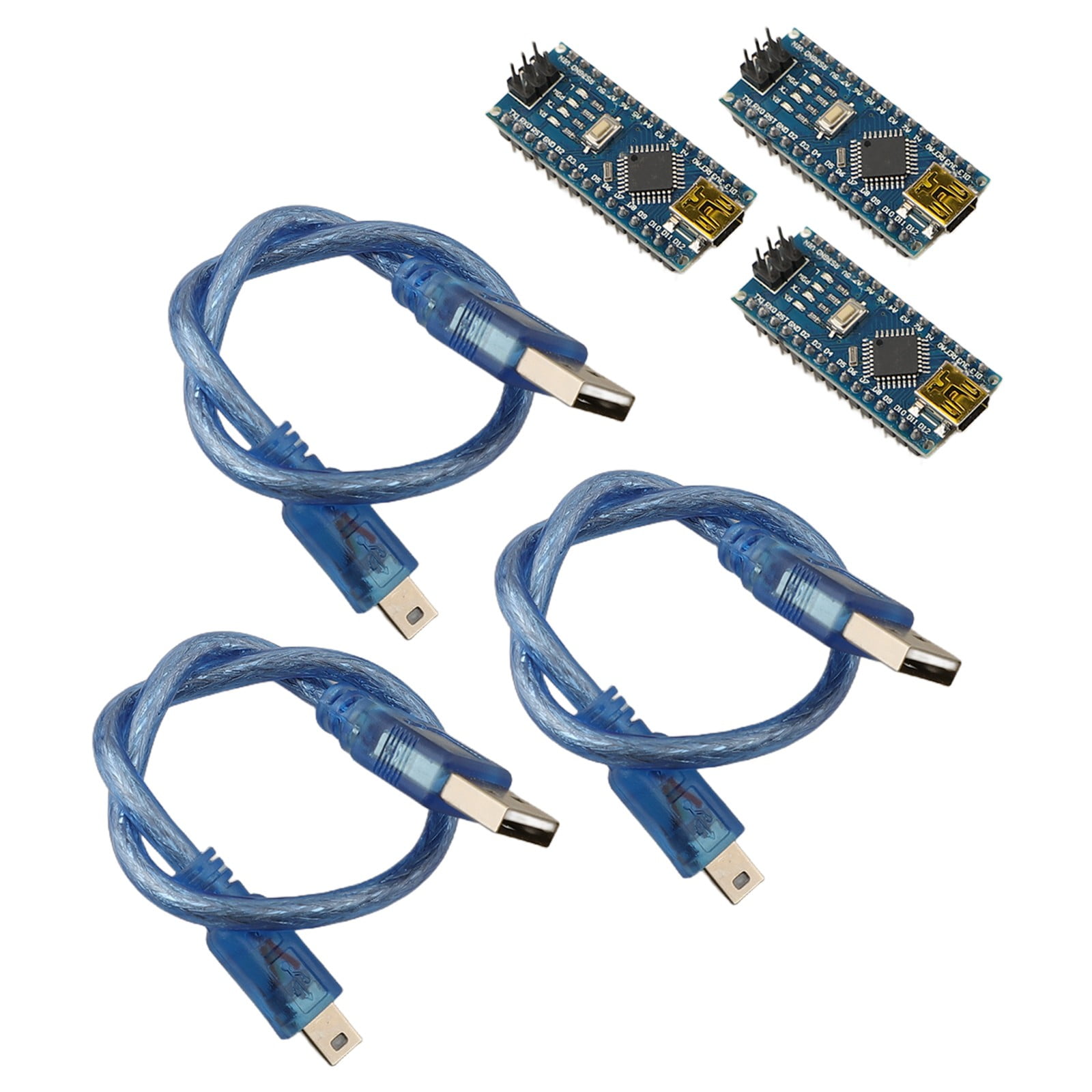 3pcs Pre Soldered For Nano Board With Usb Cable For Arduino